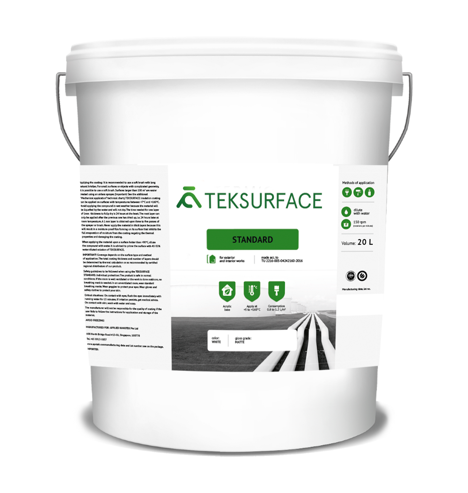 TEKSURFACE Coatings - APNTek | Applied NANOTek